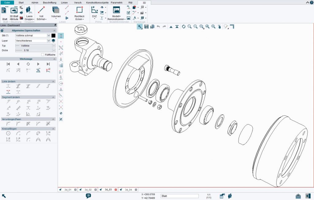 Modellazione 3D con M4 DRAFTING 3D