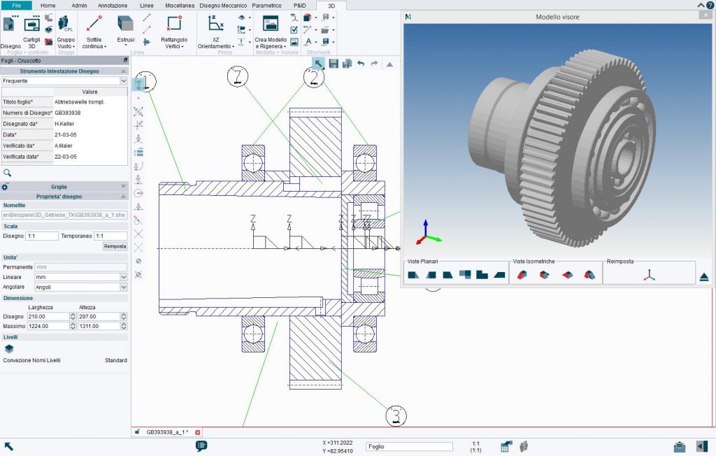 Modellazione 3D con M4 DRAFTING 3D